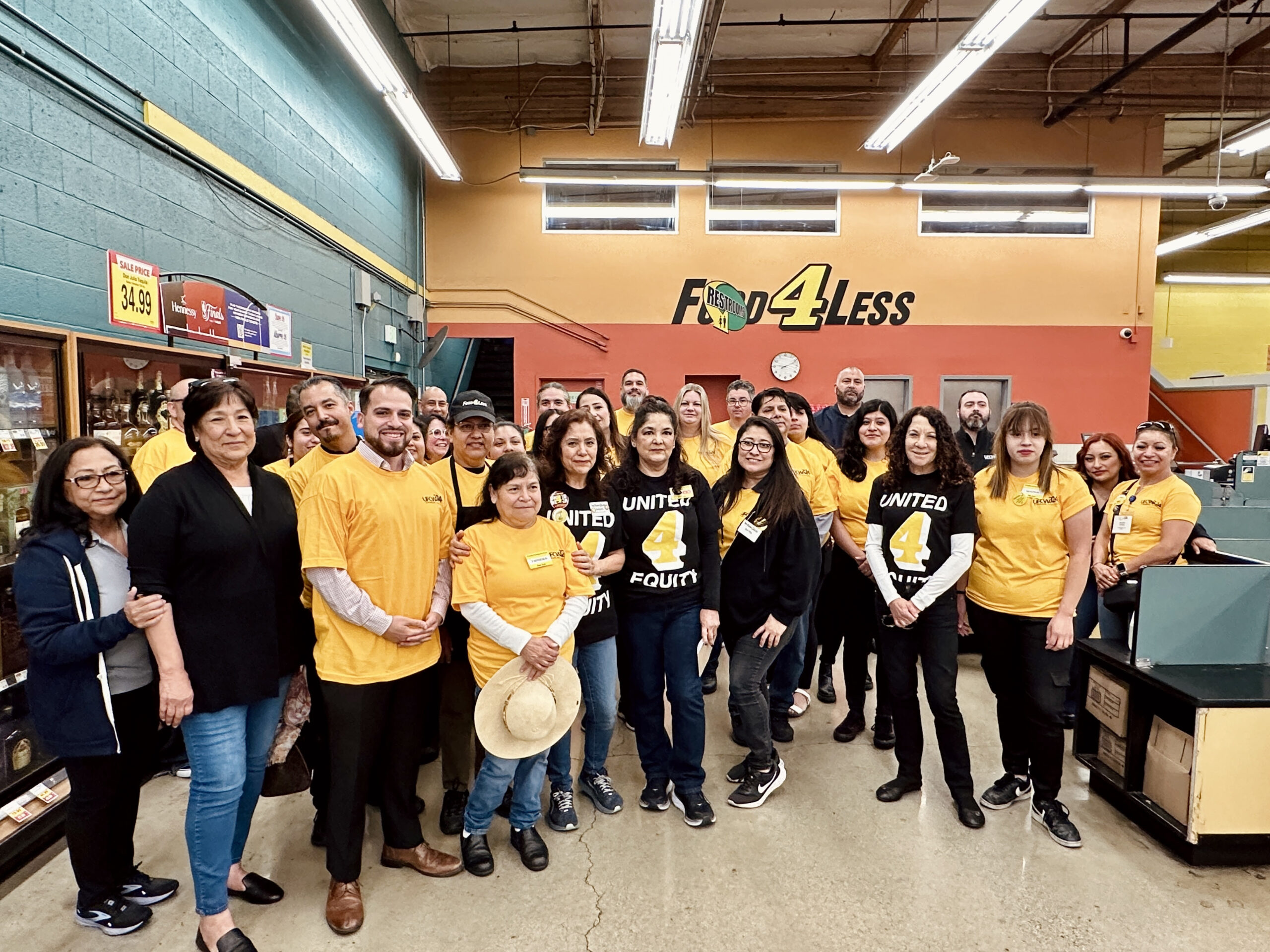 FOOD 4 LESS WORKERS DELIVER OVER 4000 SIGNATURES DEMANDING A FAIR ...