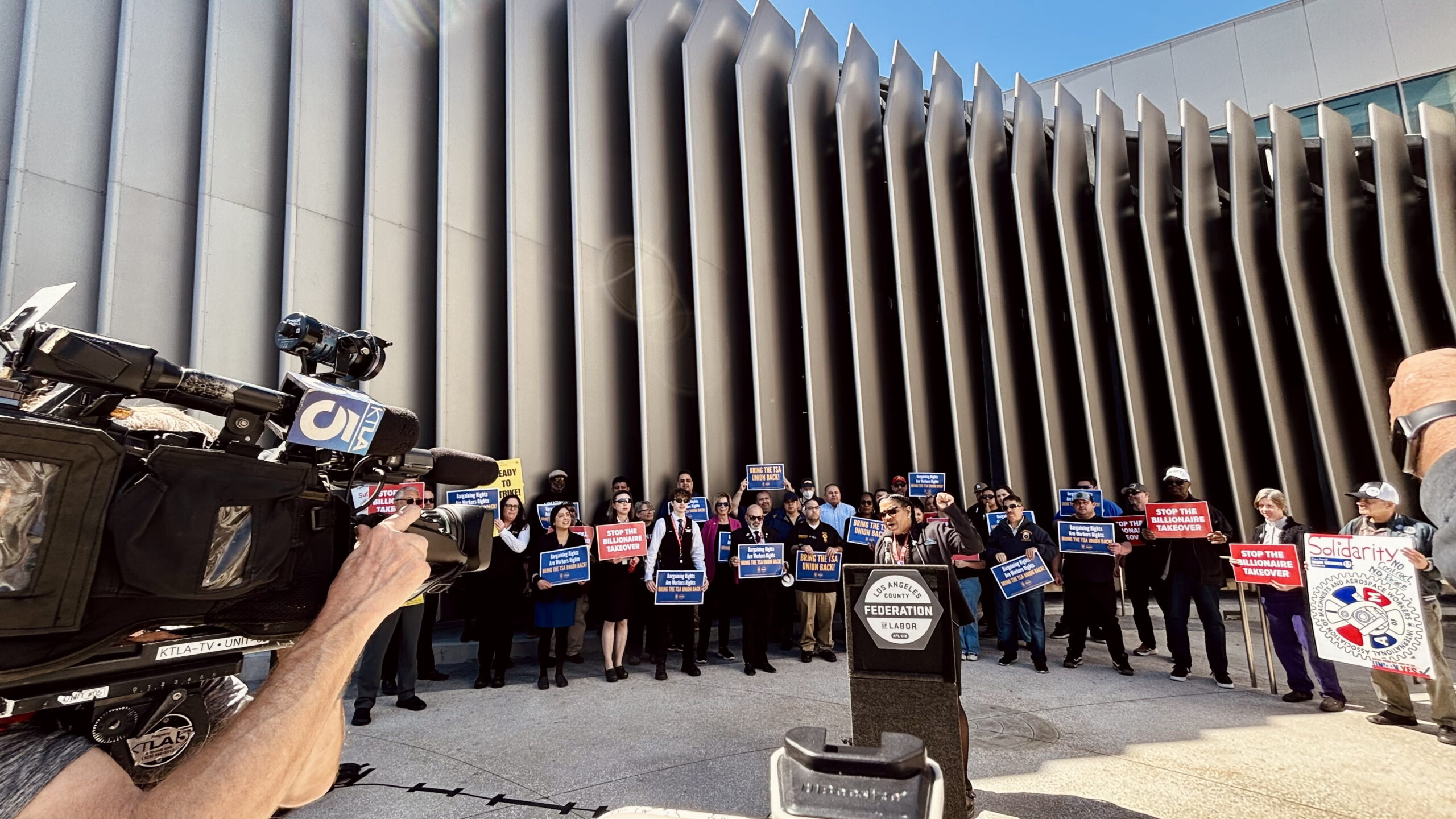 AFGE: TSA Workers at LAX Speak Out After Department of Homeland ...